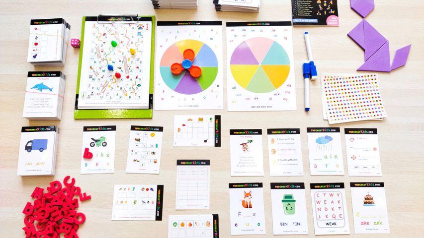 Phonics Flashcards Activity Kit - The Great Kids